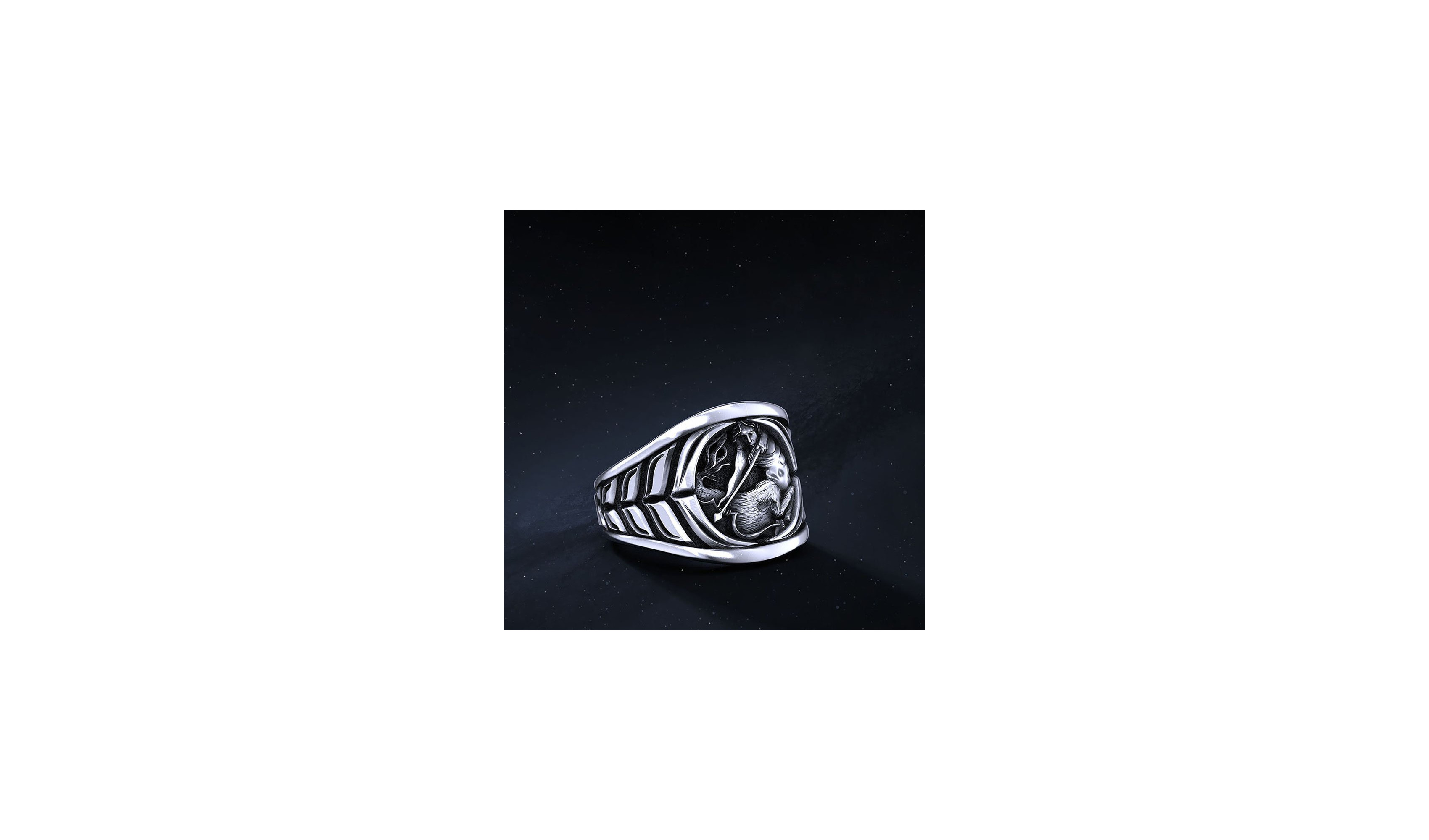 Sygnet Zodiac "Strzelec" Ag925 I ENIGMA Jubiler